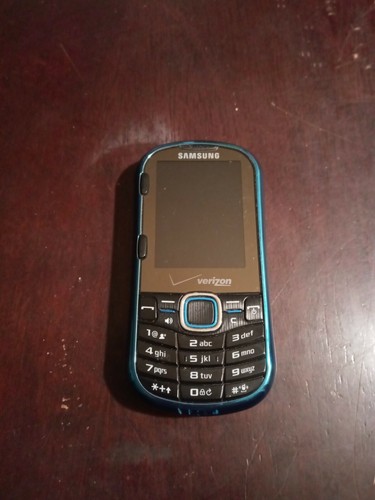 Samsung Intensity II SCH-U460 Blue Verizon Slider Cell Phone (No ...