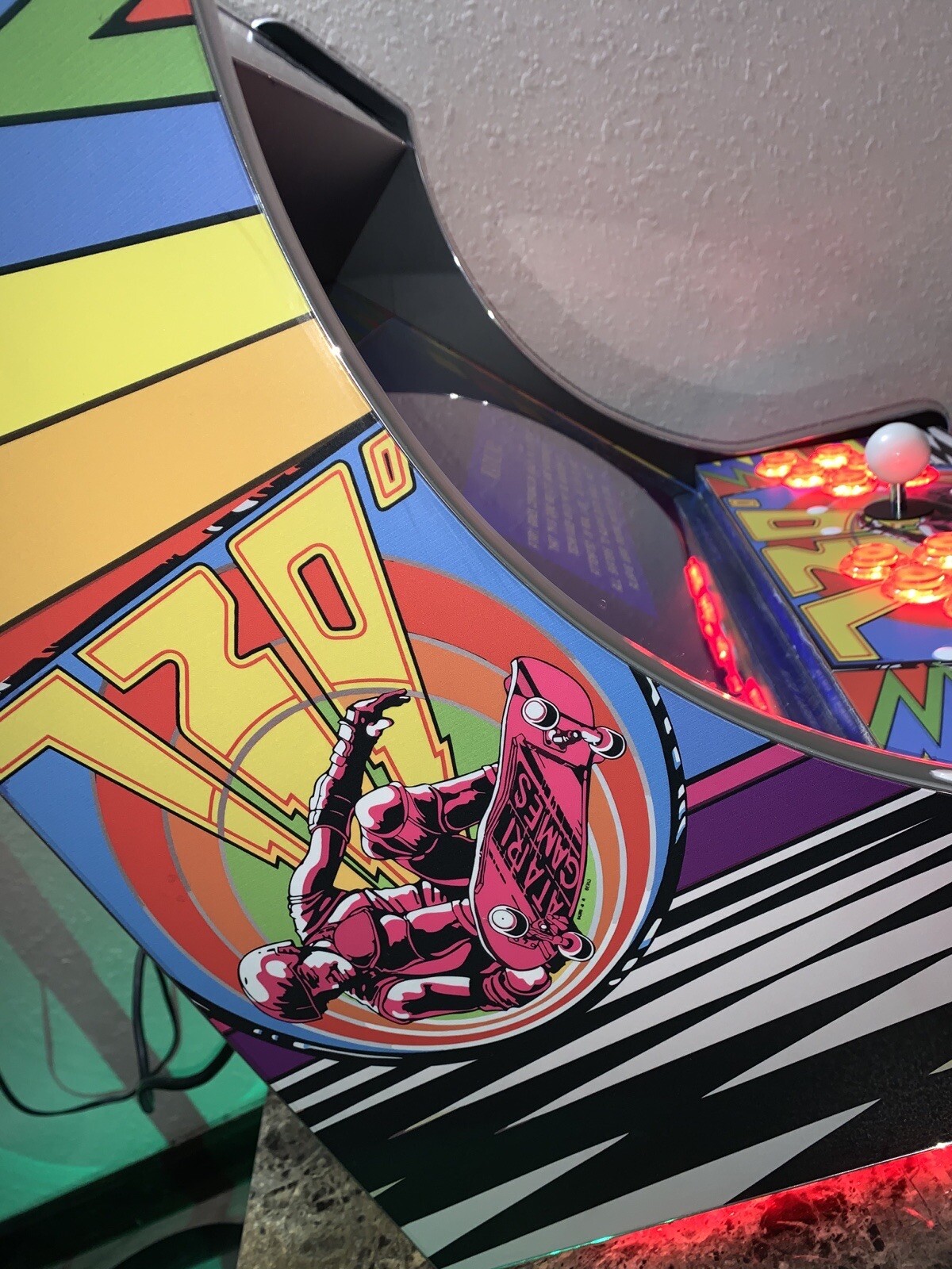 Atari 720 Multicade Tabletop Bartop Arcade Cabinet + Raspberry pi build ...