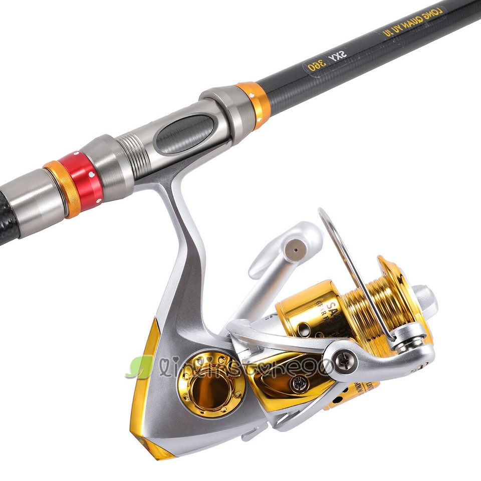 Spinning Fishing Reel Ultralight Max 15kg 5.5:1 Freshwater Saltwater ...