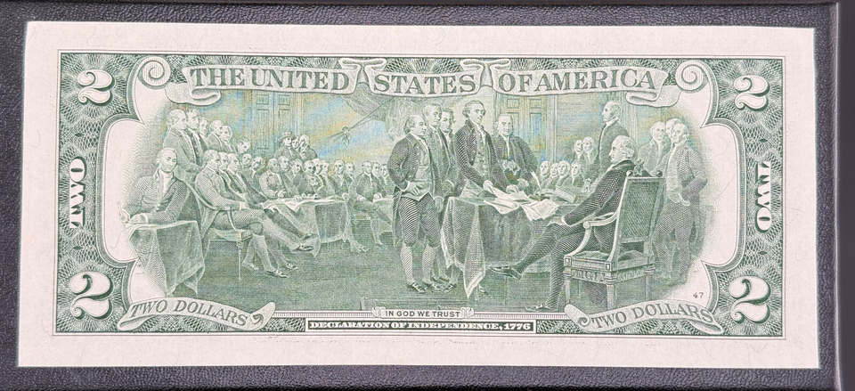 $2 U.S. Banknote 2013 Philadelphia C/A BLOCK Fr# 1940 Pick# 538c Crisp ...