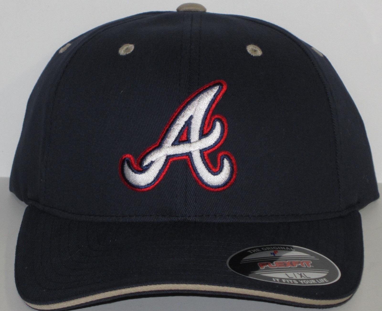 Atlanta Braves "FLEX FIT" CAP HAT MLB PATCH/LOGO 2 SIZES 8 HOT COLORS ...