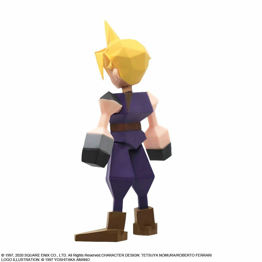 Final Fantasy VII Cloud Strife Polygon Mini Figure Statue with Box FF 7 ...