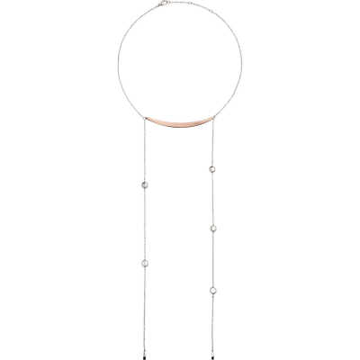 Breil Womens Necklace TJ1835 AIRY Stainless Steel Gold Rose | eBay