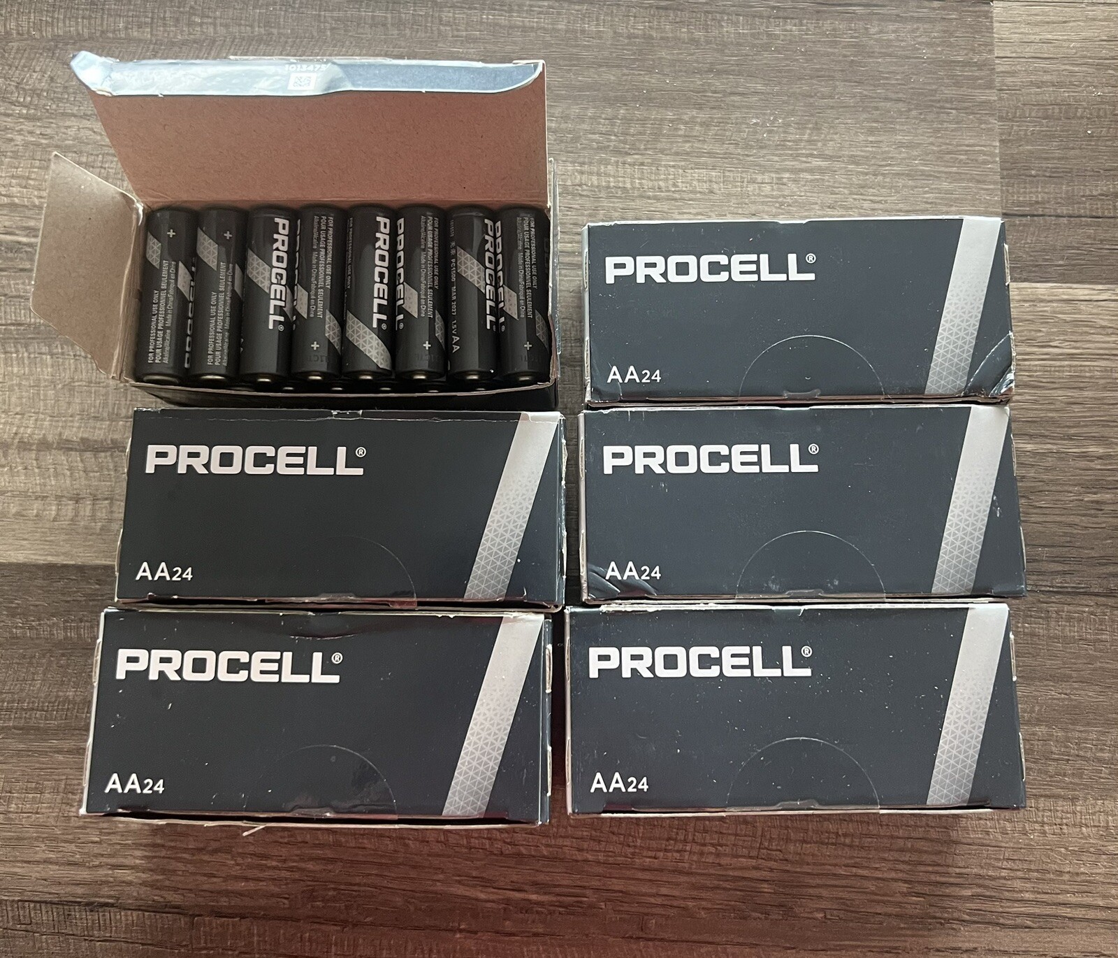 Duracell Procell Batteries PC1500 Alkaline AA 1.5V Battery 144/ Read ...