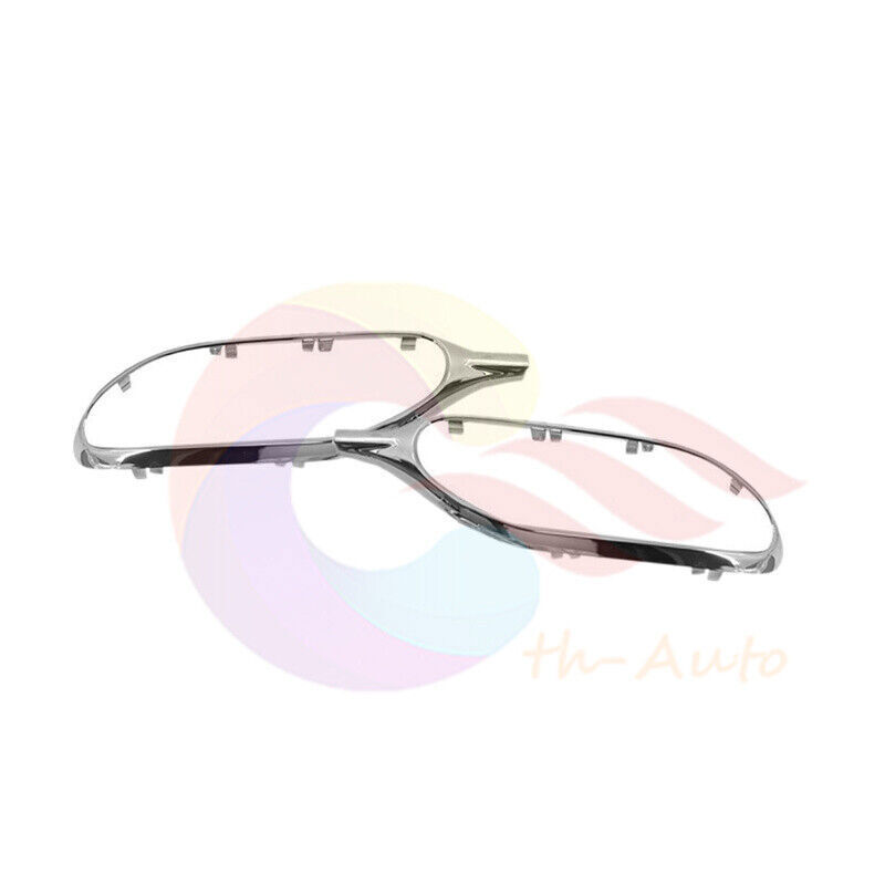 3PCS Chrome Rear Bumper Molding Trims For Mercedes W222 S-Class 4Matic ...