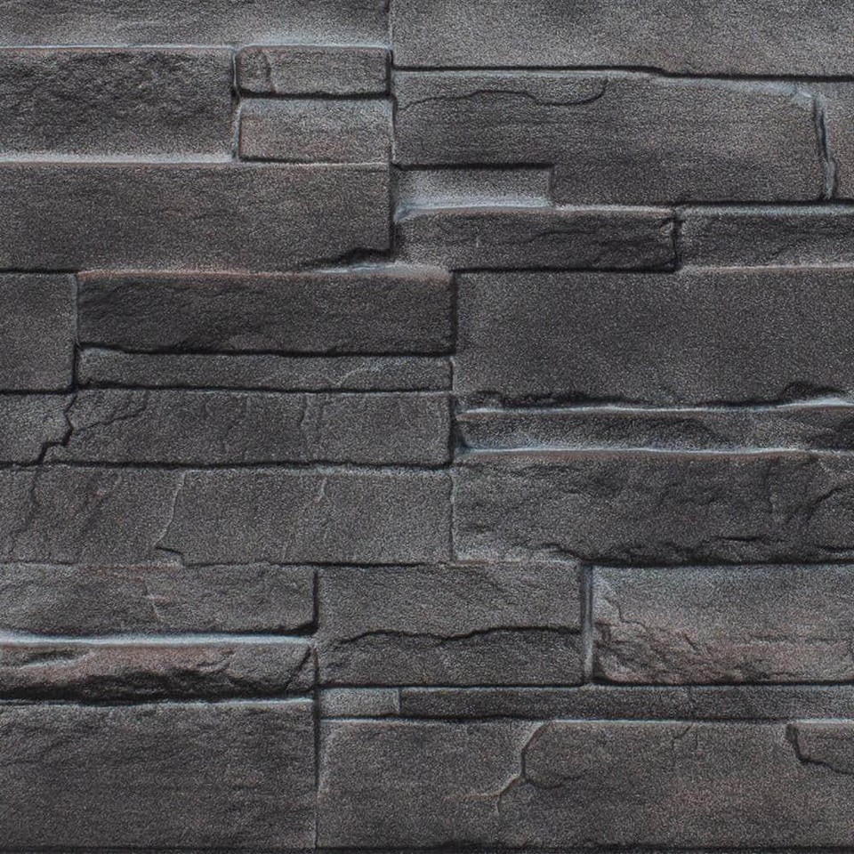 Novik Faux Stone Siding 13.63"Wx42.65"D Composite Material Dry Stack ...
