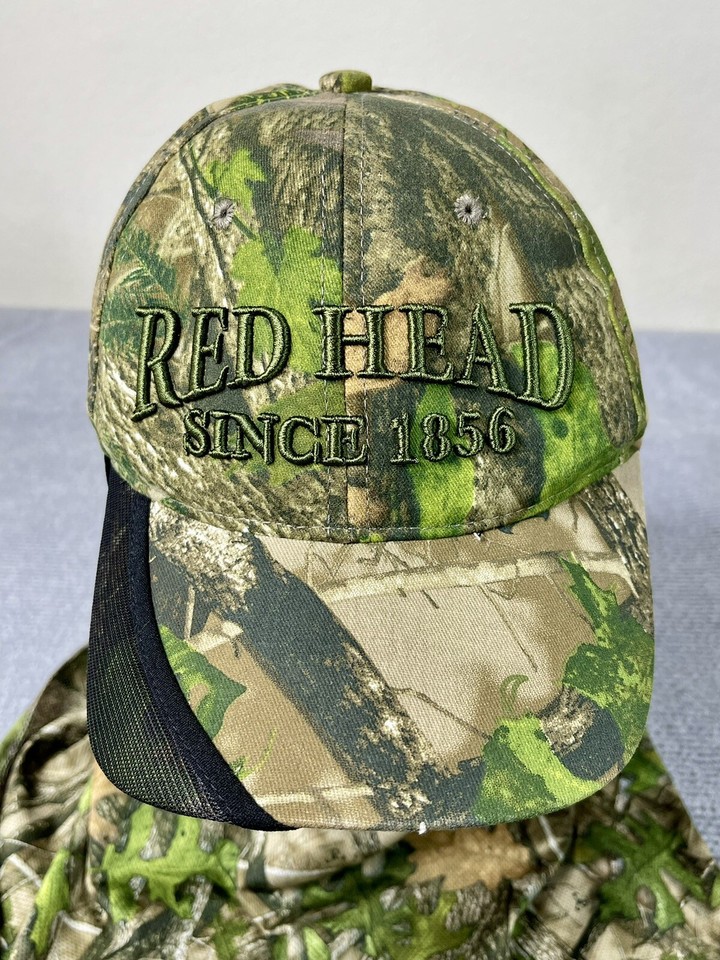 Red Head Cap Hat Hunting Face Covering Mask Camouflage Men Concealment ...