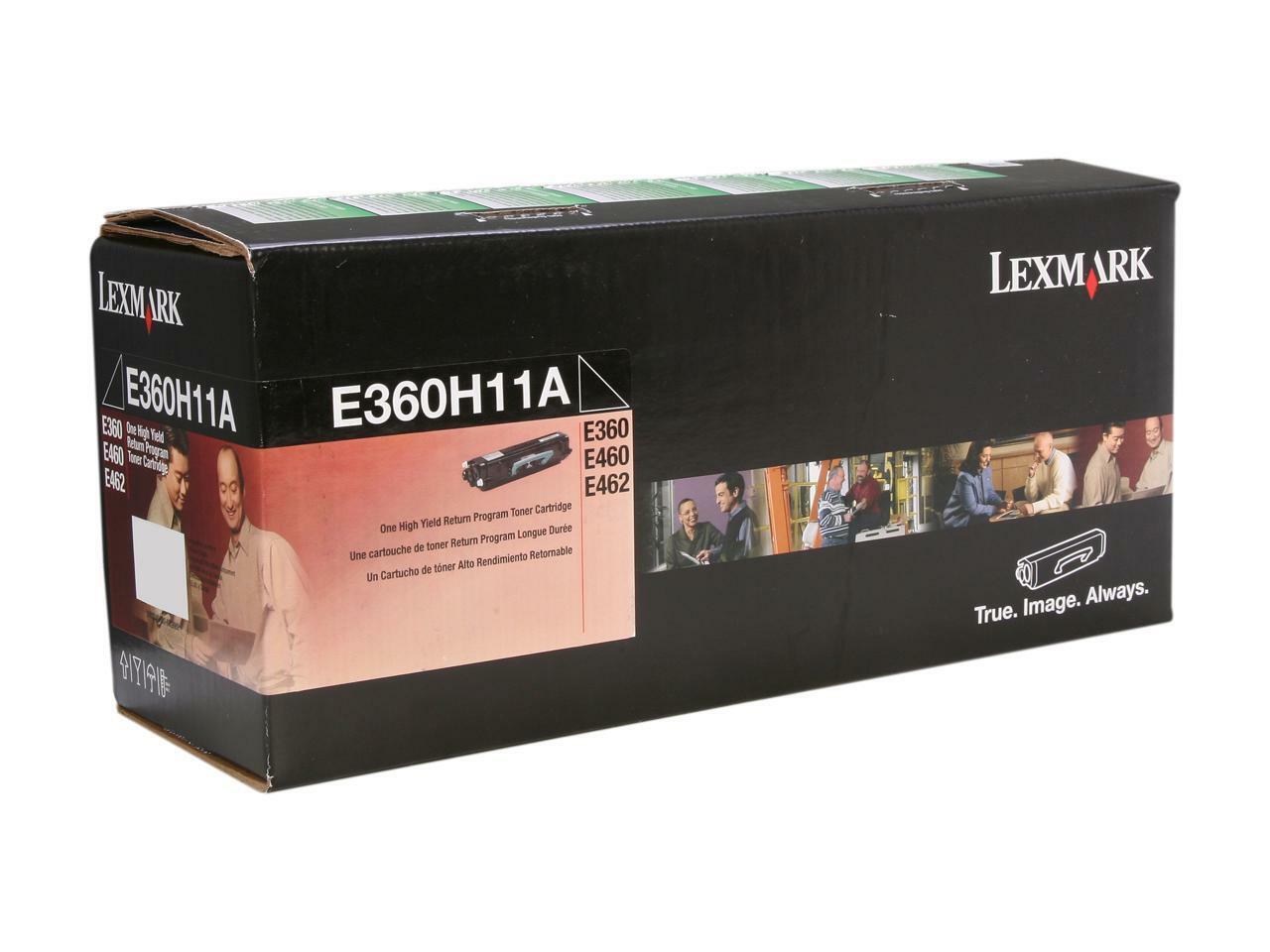 Lexmark E360H11A High Yield Return Program Toner Cartridge - Black ...