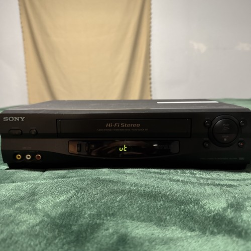 Sony SLV-N55 VCR Hi-Fi Stereo 4-Head VHS Player Recorder No Remote ...