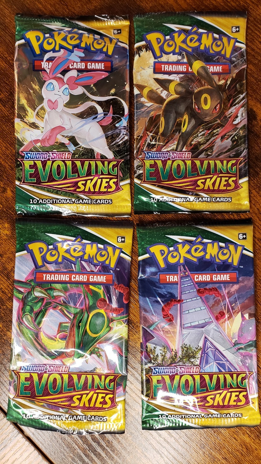 *EMPTY* Pokémon Evolving Skies Booster Packs Complete Artwork Set | eBay