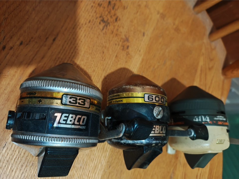 vintage zebco reels lot of 3 | eBay
