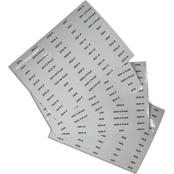 Littleton 220 ALBUM Quality Date Labels Clear Adhesive Sheets 2019 ...