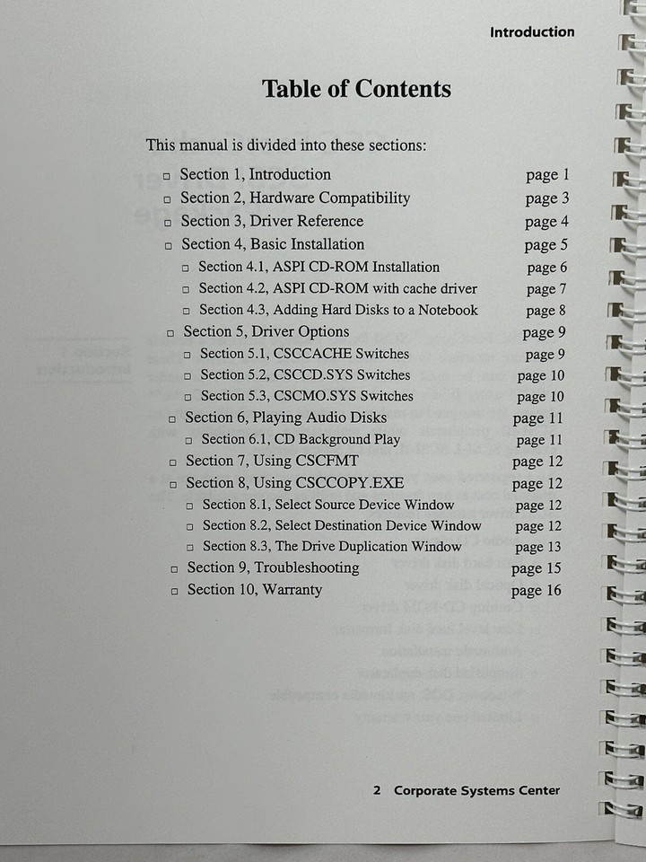 Rare - CSC FastCache SCSI + PCI Controller Manuals + Drivers Install ...