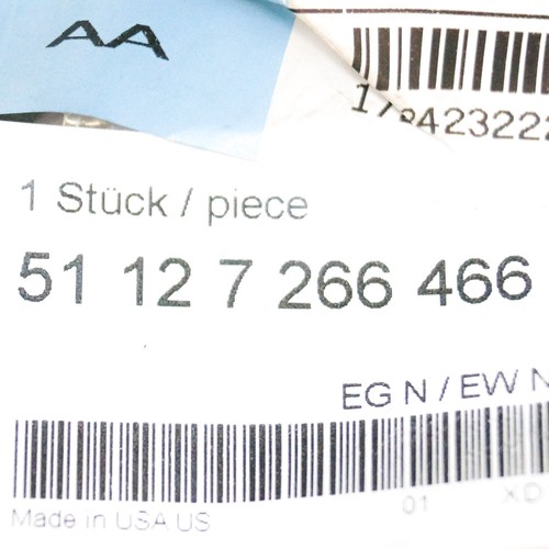 NEW BMW X6 F16 REAR BUMPER TRIM COVER SET 51127266466 OEM | eBay