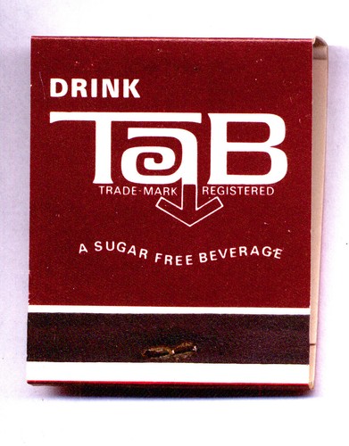 Vintage TAB SODA / COCA-COLA - MATCHBOOK - Unstruck - Things go Better ...