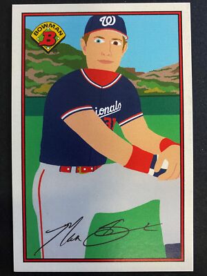 Max Scherzer 2021 Topps Online 1989 Bowman Keith Shore Washington ...