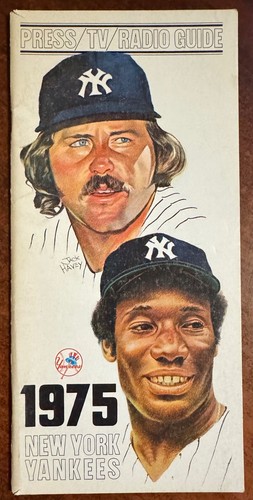 1975 New York Yankees Media Guide | eBay