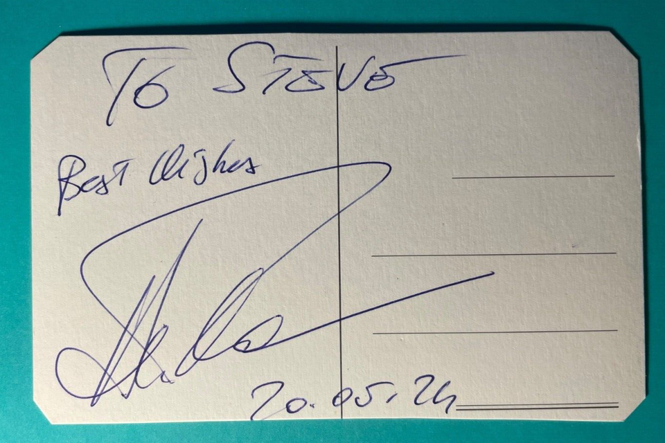 SIGNED ALBERTO TOMBA AUTOGRAPHED PHOTO CARD - OLYMPIC GOLD ITALY | eBay