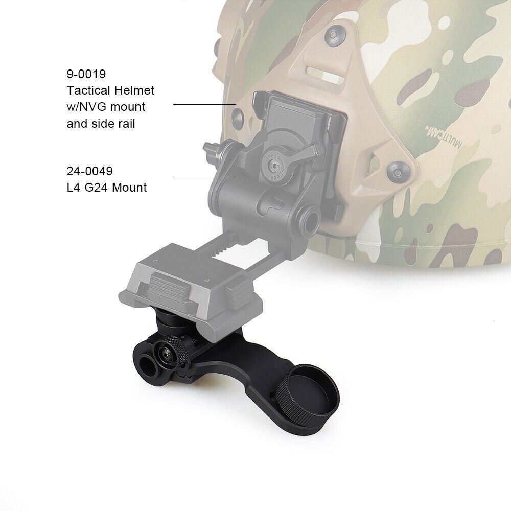 NVG Mount J Arm Adapter Bracket Helmet Night Vision Goggles Bridge ...