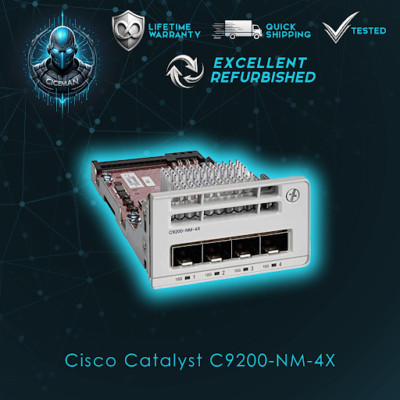 Cisco C9200-NM-4X Catalyst 9200 Series Network Module. *** Read below ...