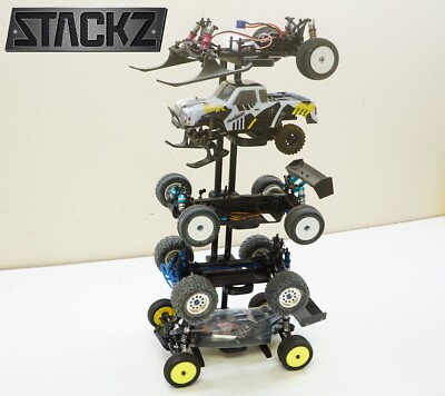 STACKZ 1/16 Scale RC Car Shelf Pit Display Stand Rack for Mini-T, Mini ...