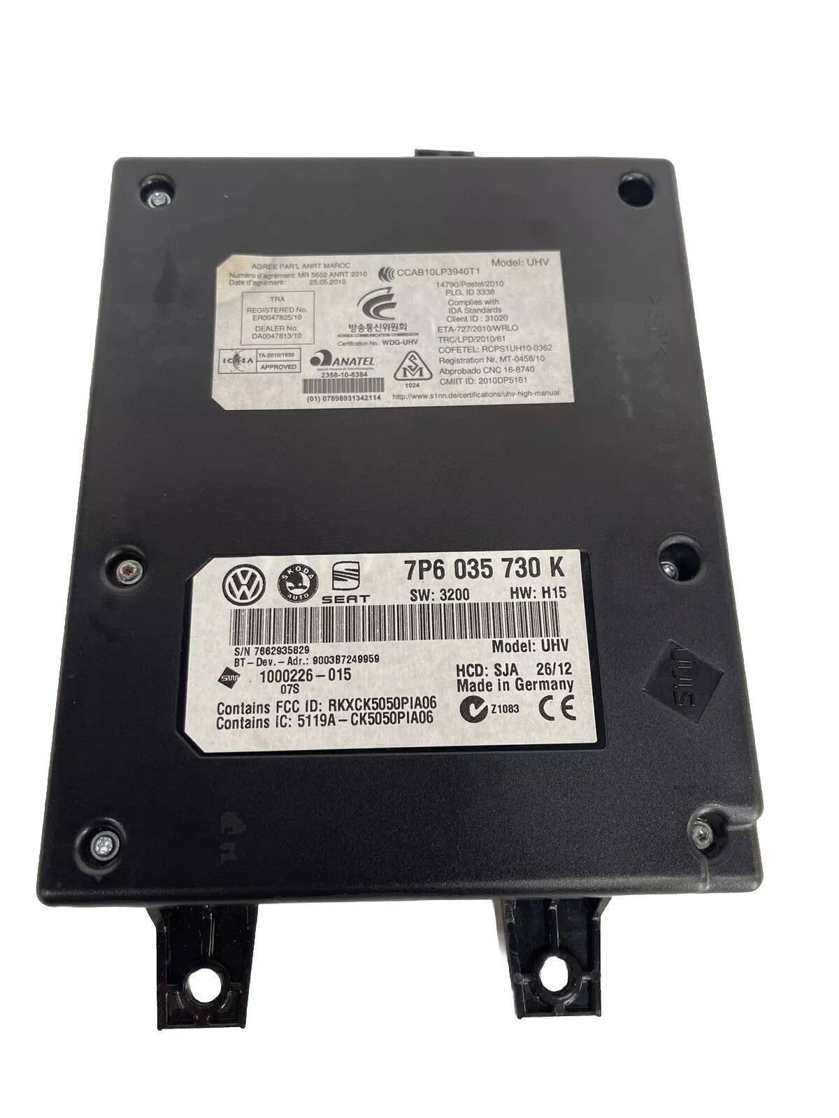 2011-2015 VW GOLF JETTA PASSAT TIGUAN BLUETOOTH COMPUTER MODULE ...