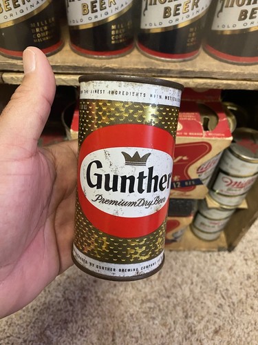 Gunther Flat top Beer Can Gunther brewing co Baltimore MD Old | eBay