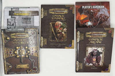 5x Dungeons & Dragons Guide Lot Complete Scoundrel Arcane 1st Print ...