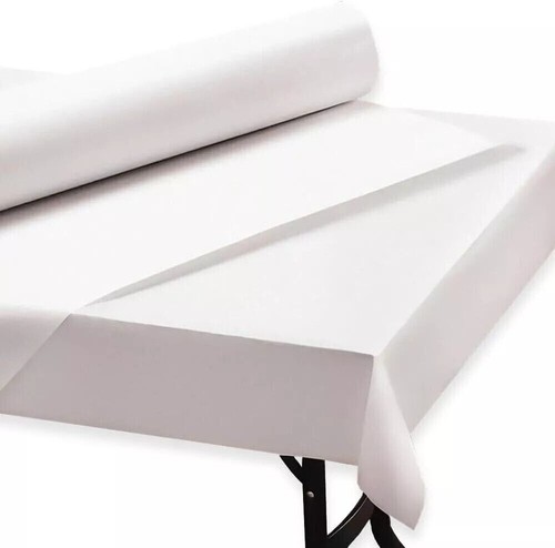 100M x 1.2M White Banquet Roll Paper Table Cover Cloth for Wedding ...