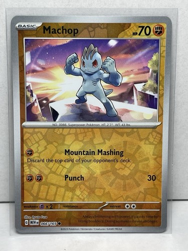 Machop 066/165 Sv: Scarlet & Violet 151 Reverse Holo | eBay