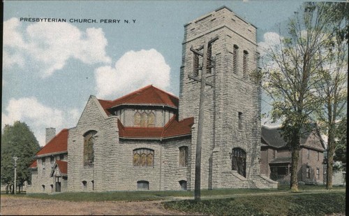 Presbyterian Church,Perry,NY Wyoming County New York R.W. Reed Vintage ...