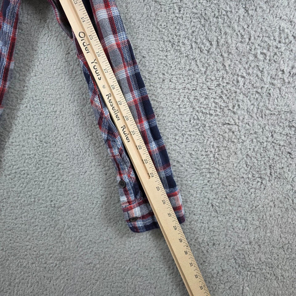 Gap Pendleton Shirt Men’s Size Small Red Blue Plaid Gap Long Sleeve | eBay