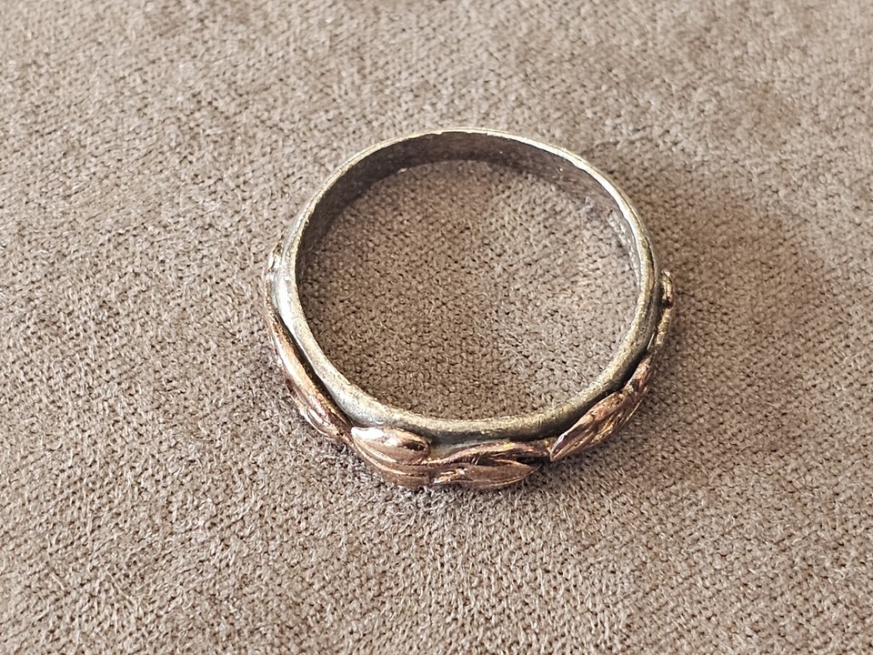 Clogau 9ct Welsh Gold Plate & 925 Silver Ring Rose Gold Size P ½ | eBay UK