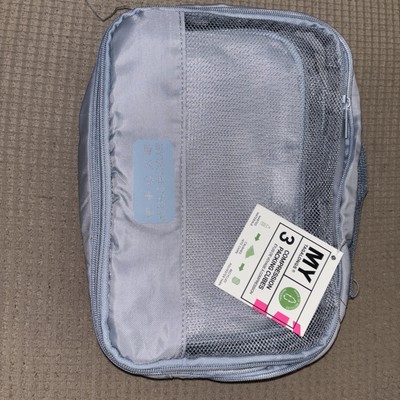 My Tagalongs Set Of 3 Compression Packing Cubes NWT Slate/Gray | eBay
