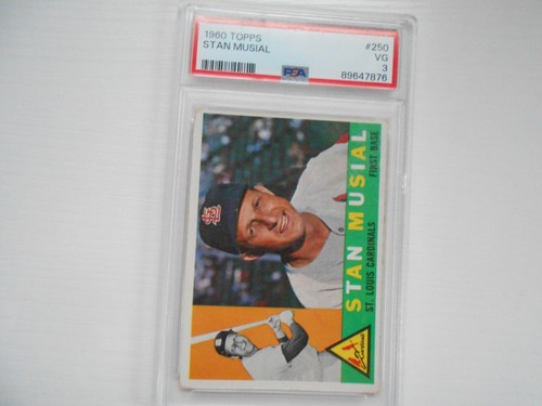 1960 Topps - Stan Musial - #250 - VG PSA 3 | eBay