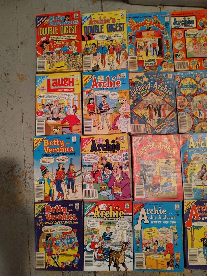 Lot 53 Blue Ribbon And Regular Digest Comic Books With Many Sought ...