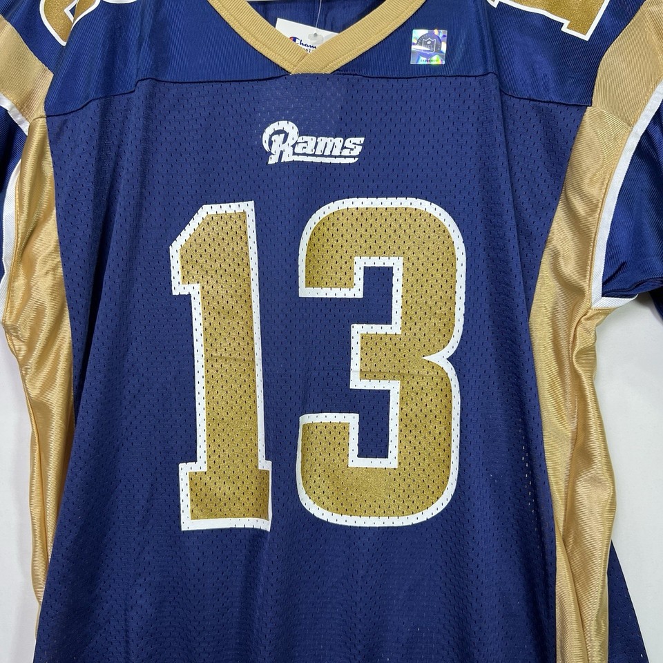 NWT Y2K NFL Football Jersey St Louis Rams Kurt Warner Jersey Men’s Size ...
