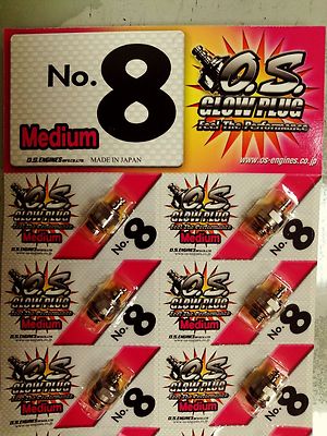OS O.S. NO8 No.8 #8 Glow Plug 6 Pcs | eBay