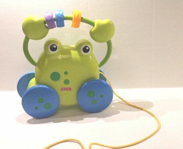 Fisher Growing Baby Pull Along Froggie 12m for sale online | eBay