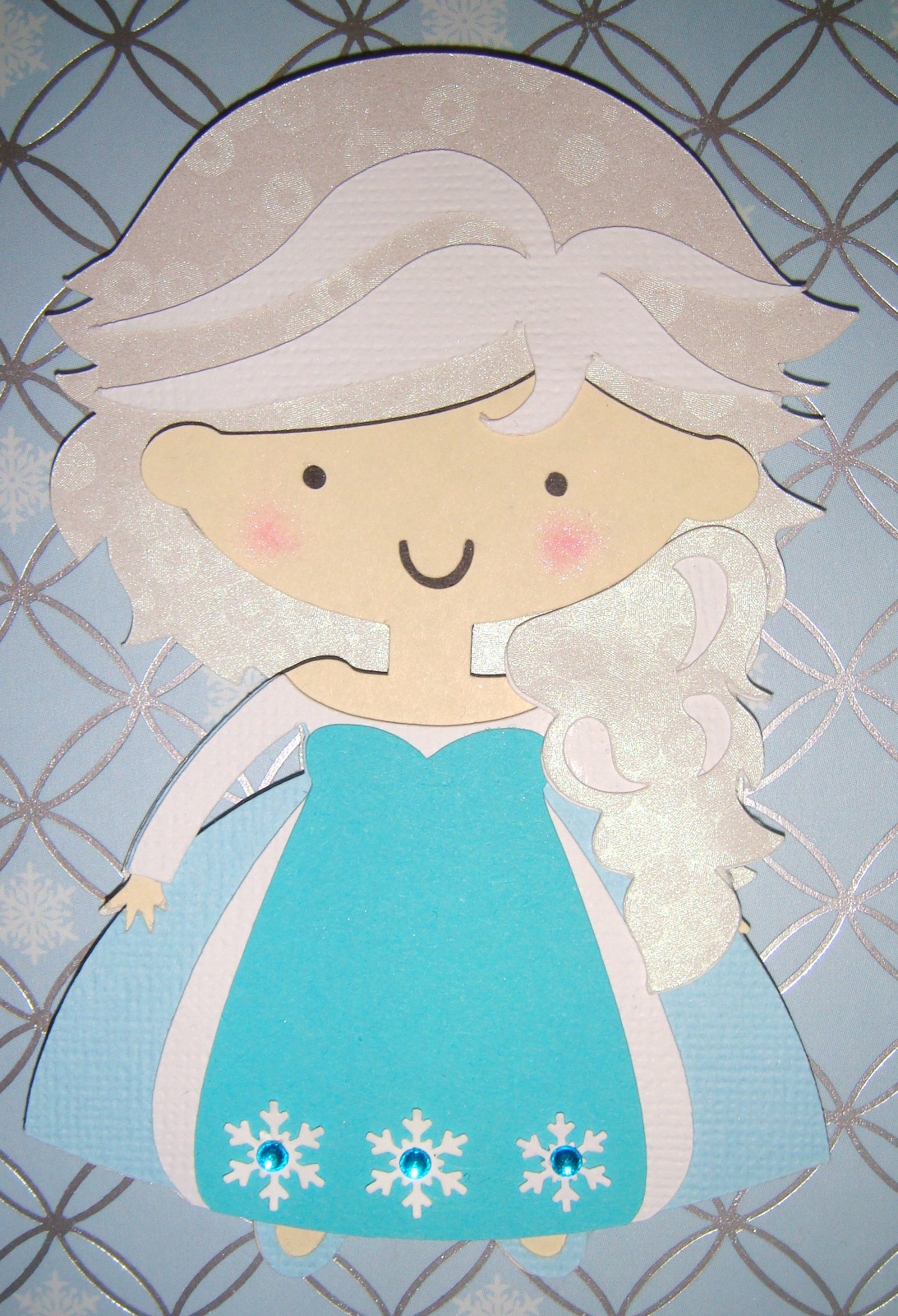 Frozen Elsa Paper Die Cut Paper Doll Scrapbook Embellishment | eBay