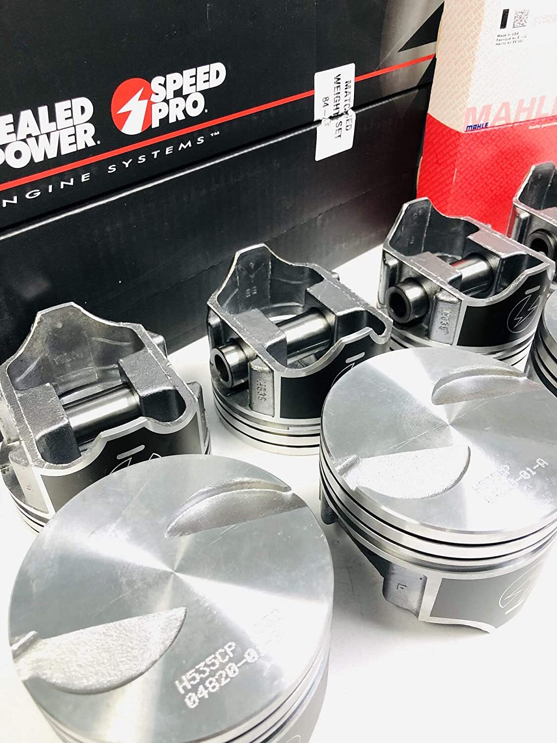 SPEED PRO Hypereutectic Flat Top Pistons Set/8+MOLY Rings for Ford BB 460 .040 | eBay