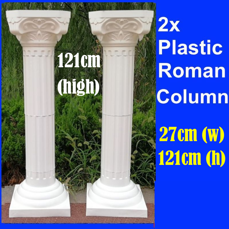 Plastic Decorative Pillars Efavormart 4 Pillars/Set 3ft Tall Roman