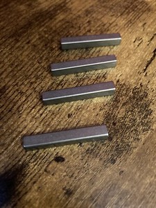 (Qty 4) 3/16” KEYWAY KEYSTOCK woodruff 1.25” long square key way key ...