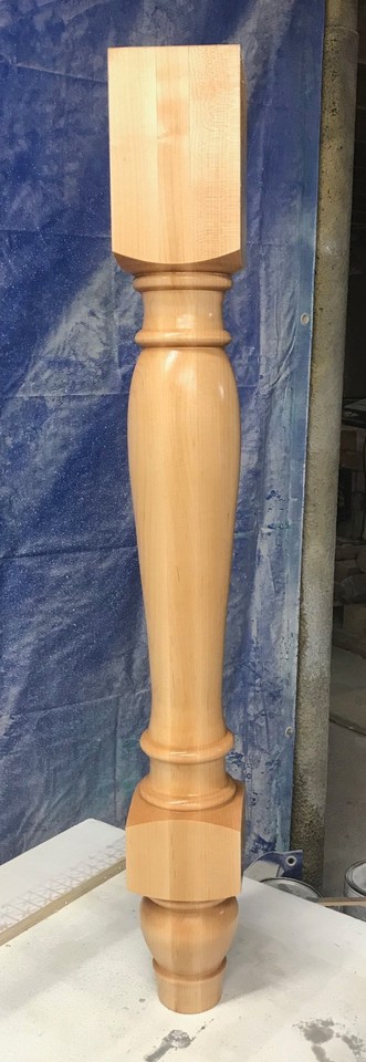 29" x 3.5" wood Pine Italian Table Legs | eBay