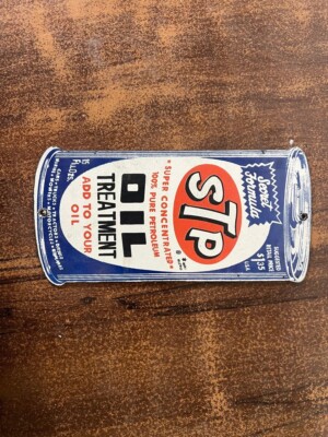 PORCELAIN STP ENAMEL SIGN 8X4 INCHES | eBay