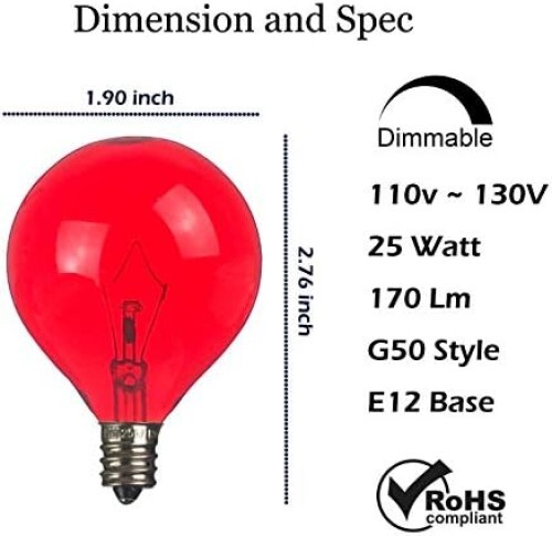 25 Watt Wax Warmer Bulbs,Original Replacement Light Bulbs for Full Size ...