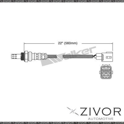 NGK Post Catalytic Oxygen Sensor For Hyundai H-1 i-Load 2.4 G4KG 4 Cyl ...