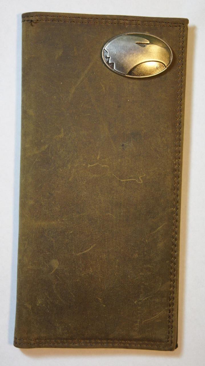 ZEP-PRO Georgia Southern University Crazy Horse Leather Roper WALLET ...