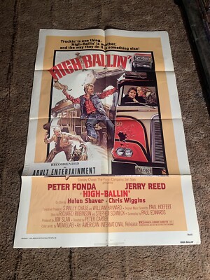 HIGH BALLIN ORIG MOVIE POSTER 1978 PETER FONDA | eBay