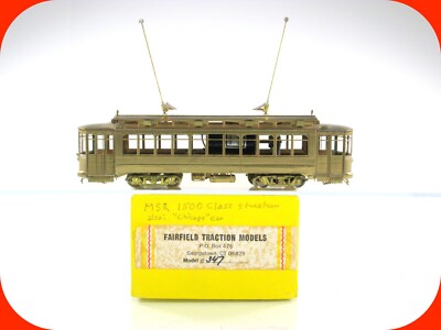 HO Scale BRASS **CHICAGO STREETCAR** Powered Trolley - Fairfield ...